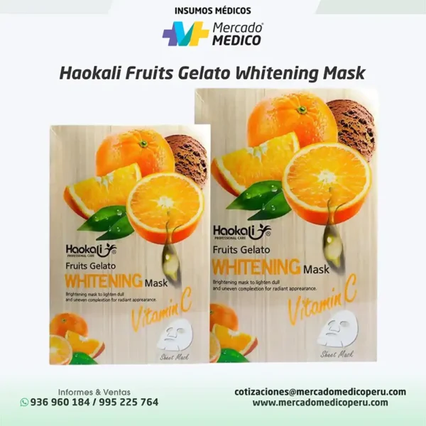 Haokali Fruits Gelato Whitening Mask – Equipos Médicos en Perú con ...